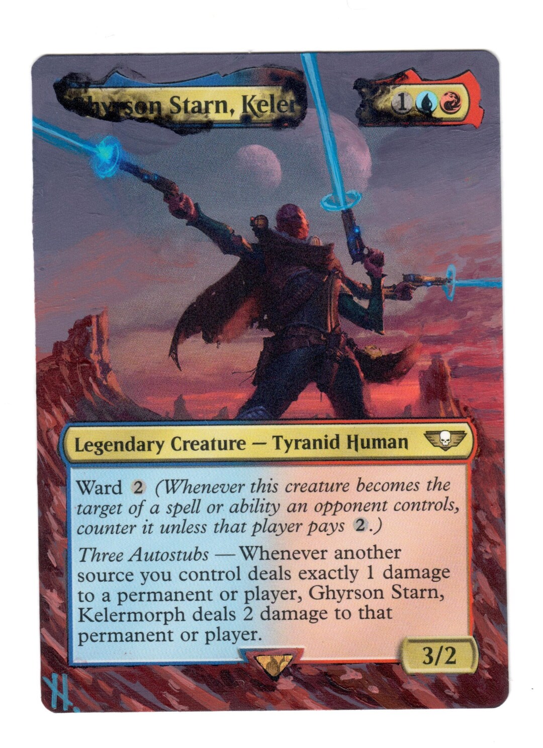 Ghyrson Starn Kelermorph Altered Full Art MTG Warhammer 40k Commander Pew Pew - Etsy UK