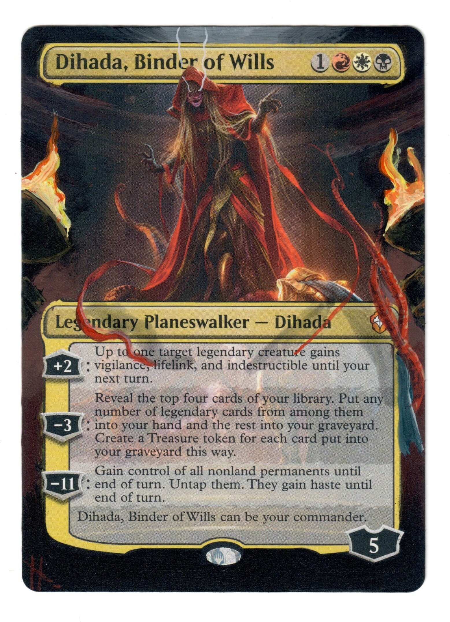 Dihada Binder of Wills Altered Full Art MTG Magic Precon Planeswalker Gift EDH - Etsy