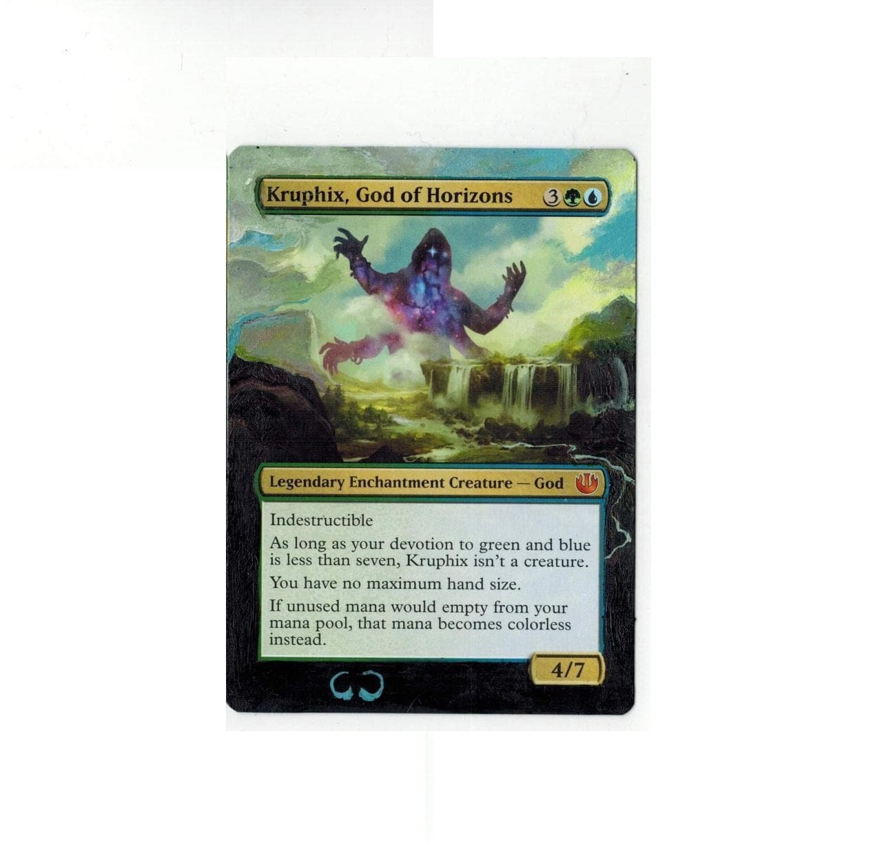 Kruphix God of Horizons Altered Full Art MTG Magic Commander EDH ...