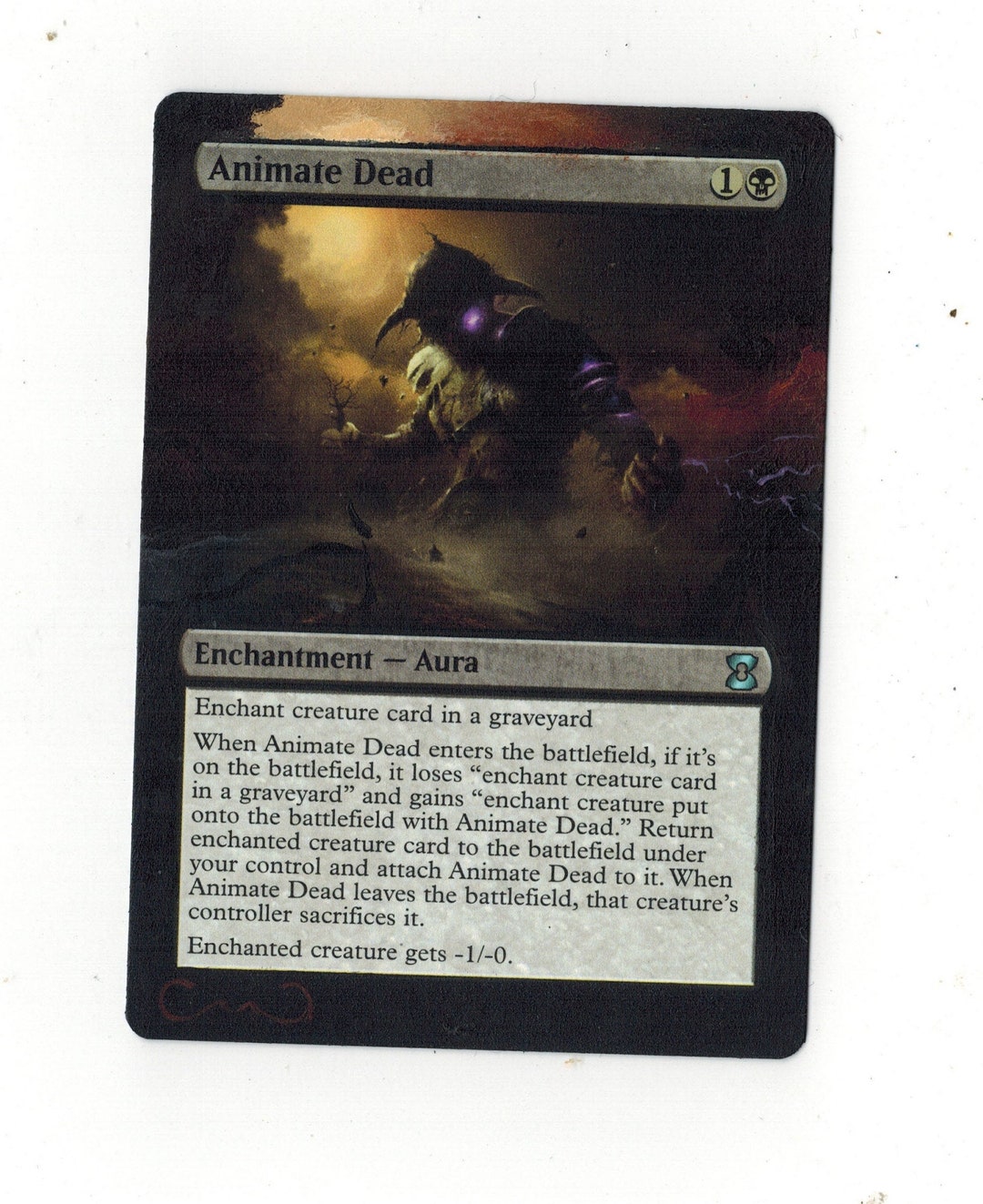 Animate Dead Altered Full Art MTG Magic Commander EDH Present - Etsy