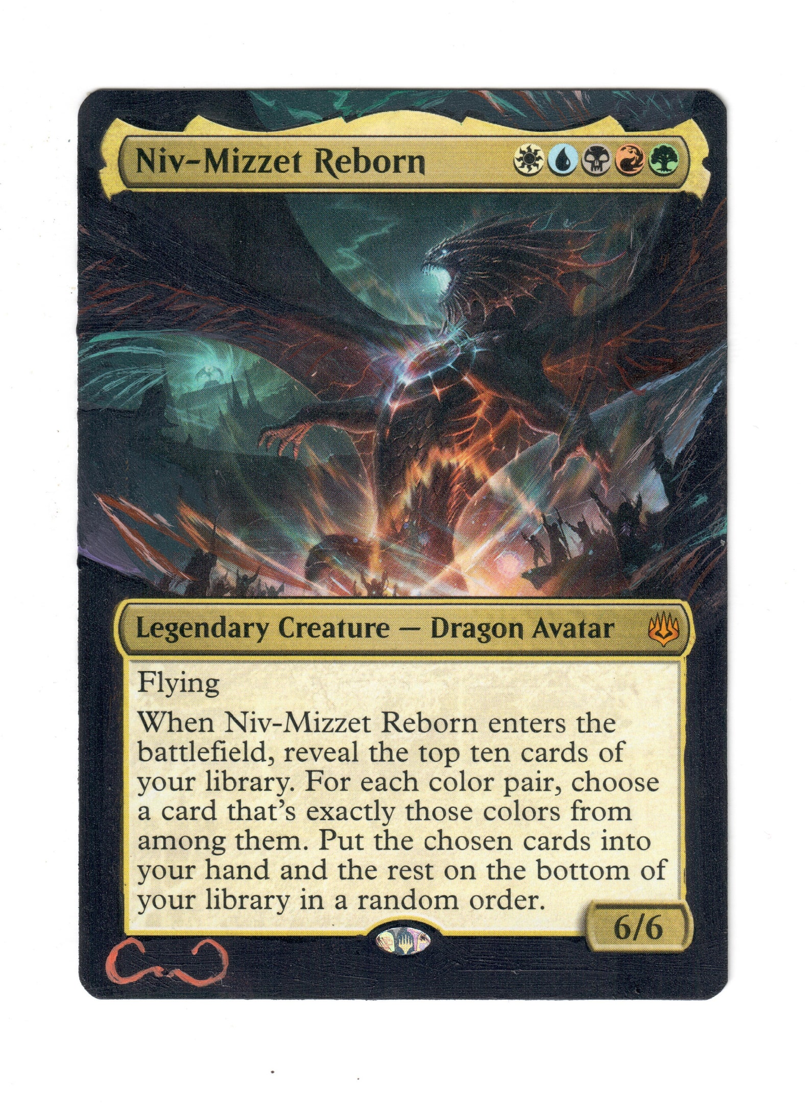 Niv Mizzet Reborn Altered Full Art MTG Magic Commander EDH Multicolor ...
