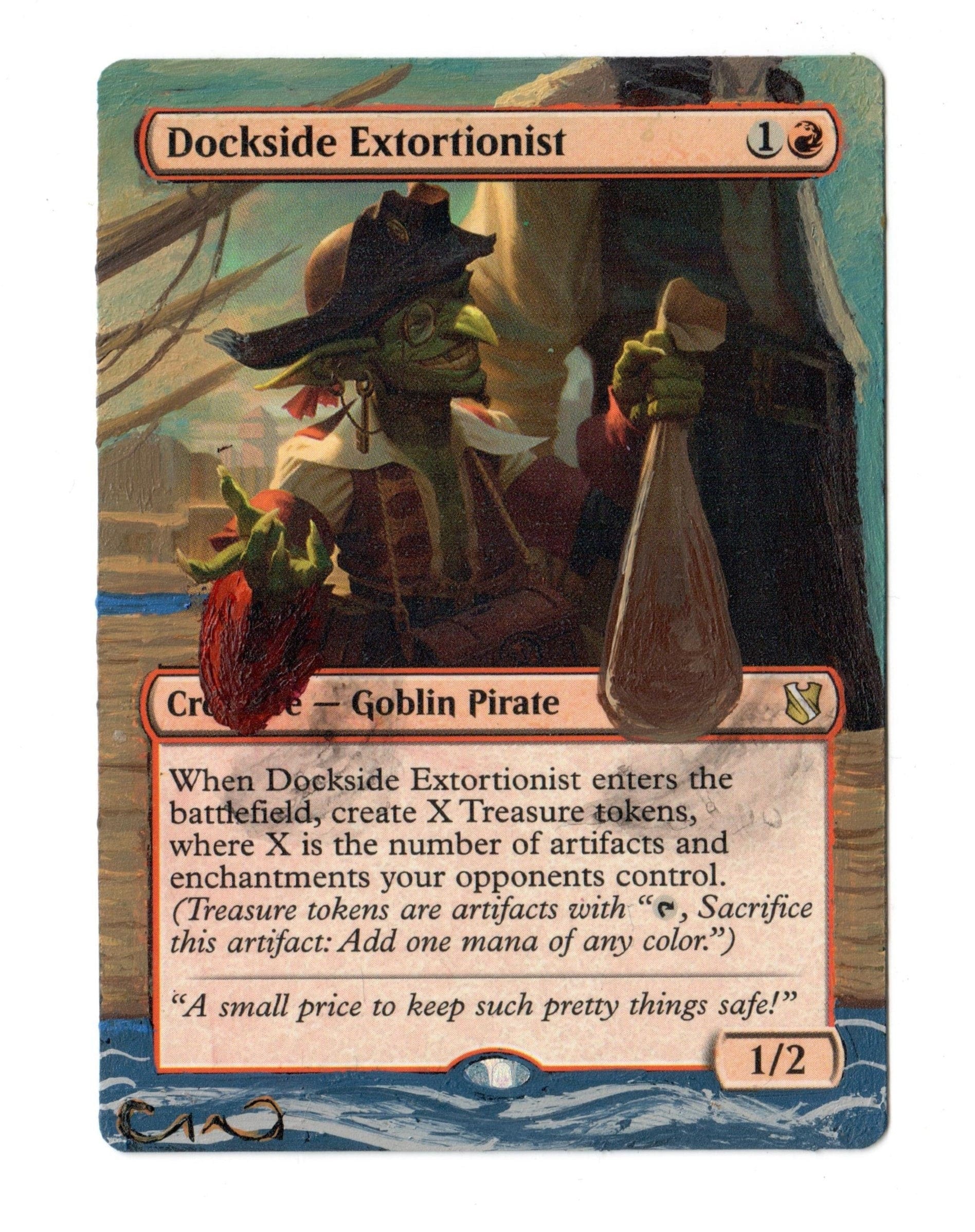 Dockside Extortionist Altered Full Art MTG Magic Commander EDH | Etsy ...