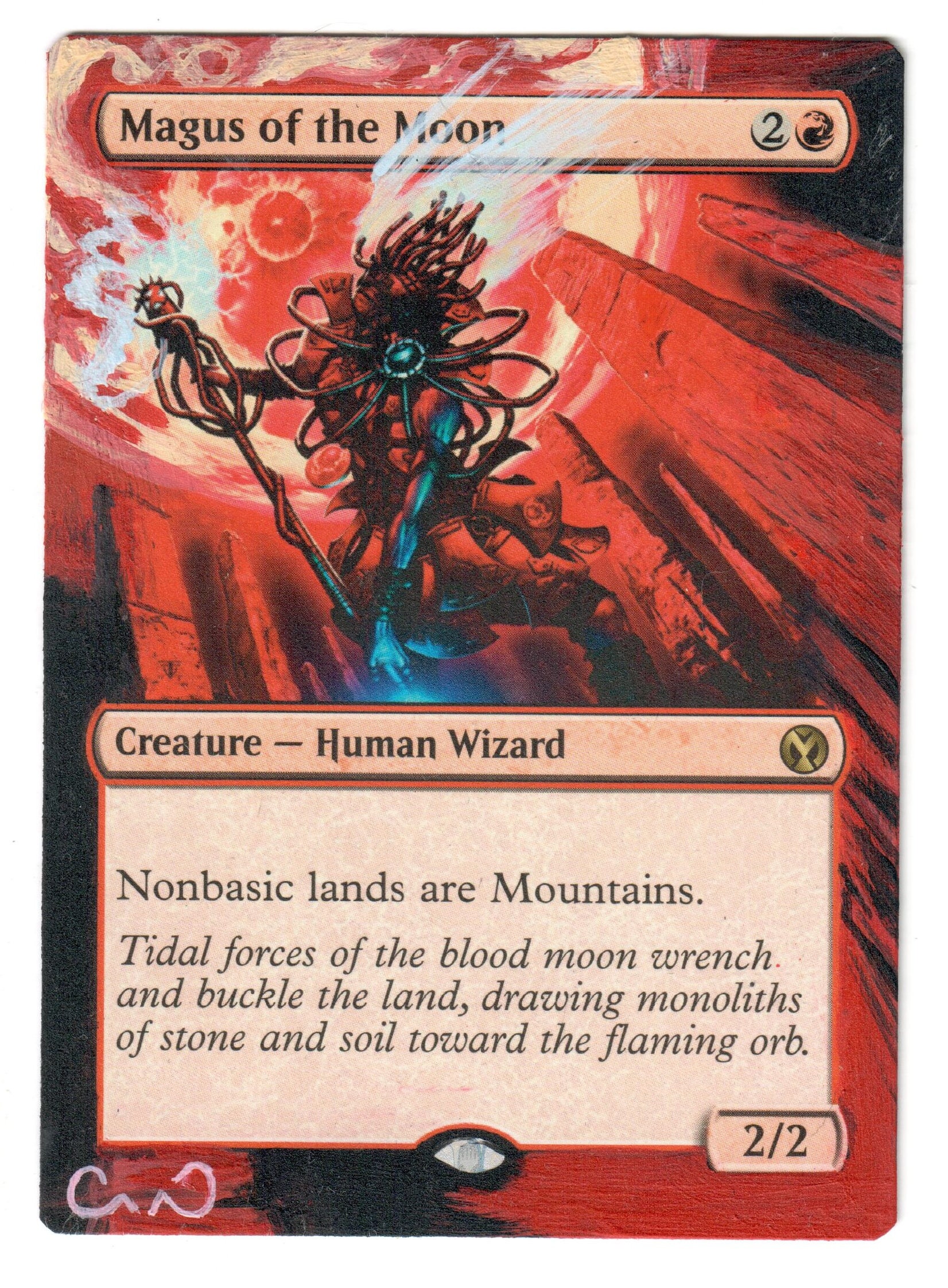 Magus of the Moon Altered Full Art MTG Magic Commander Cedh - Etsy