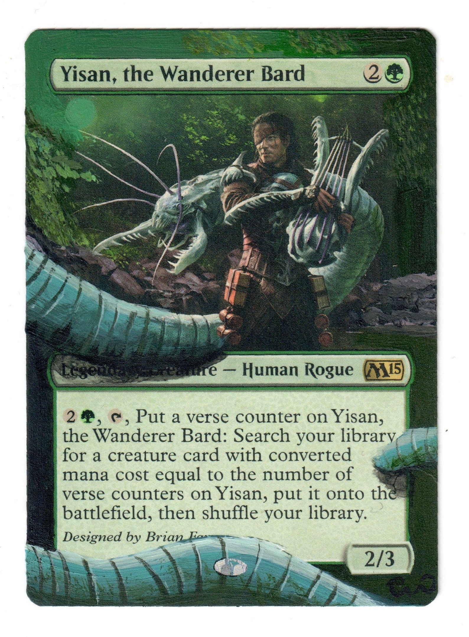Yisan the Wanderer Bard Full 2020 Art MTG Magic Commander EDH - Etsy