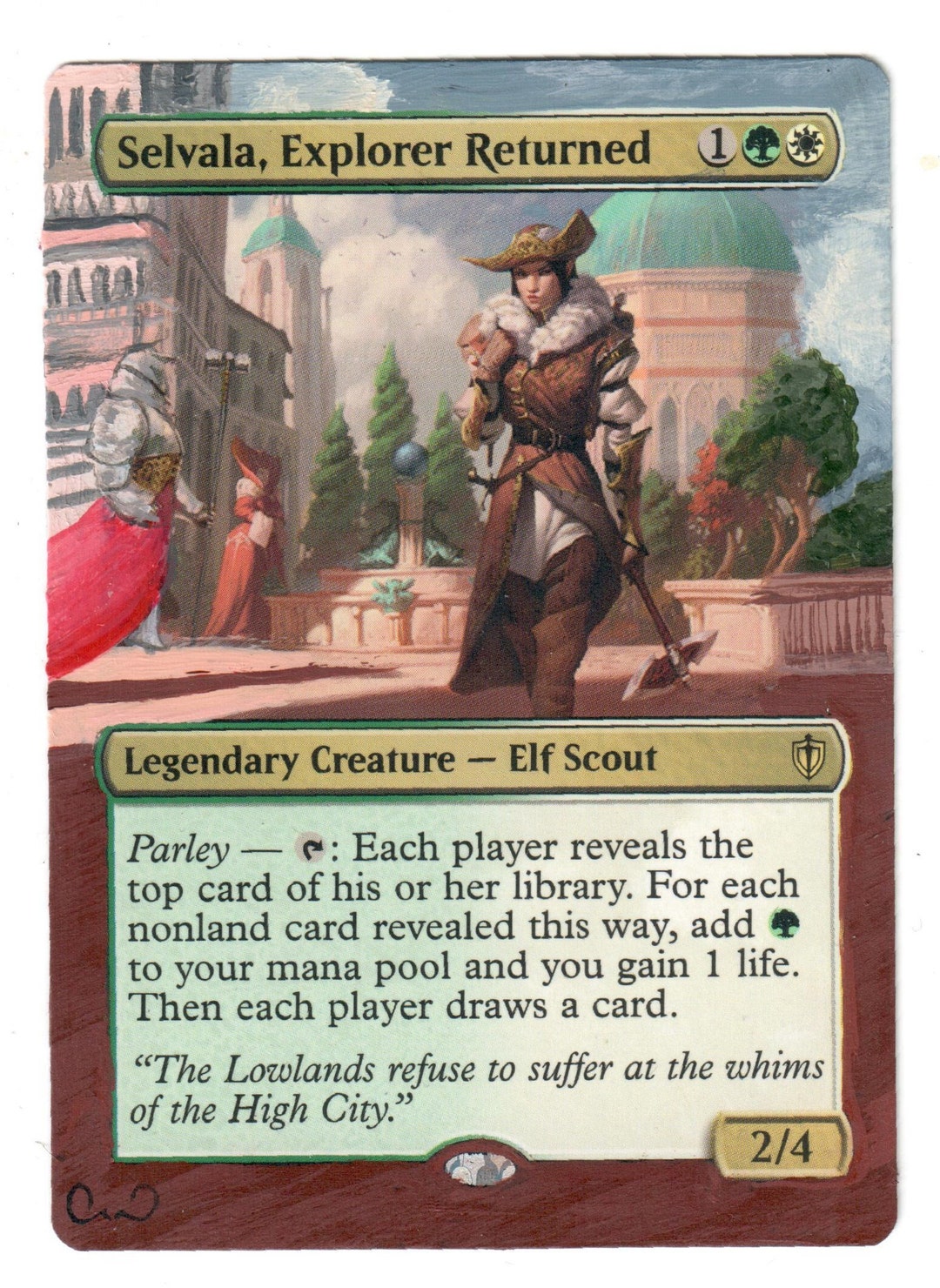 Selvala Explorer Returned Altered Full Art MTG Magic Commander EDH ...