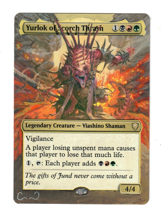 Yurlok of Scorch Thrash Altered Full Art MTG Magic Commander - Etsy