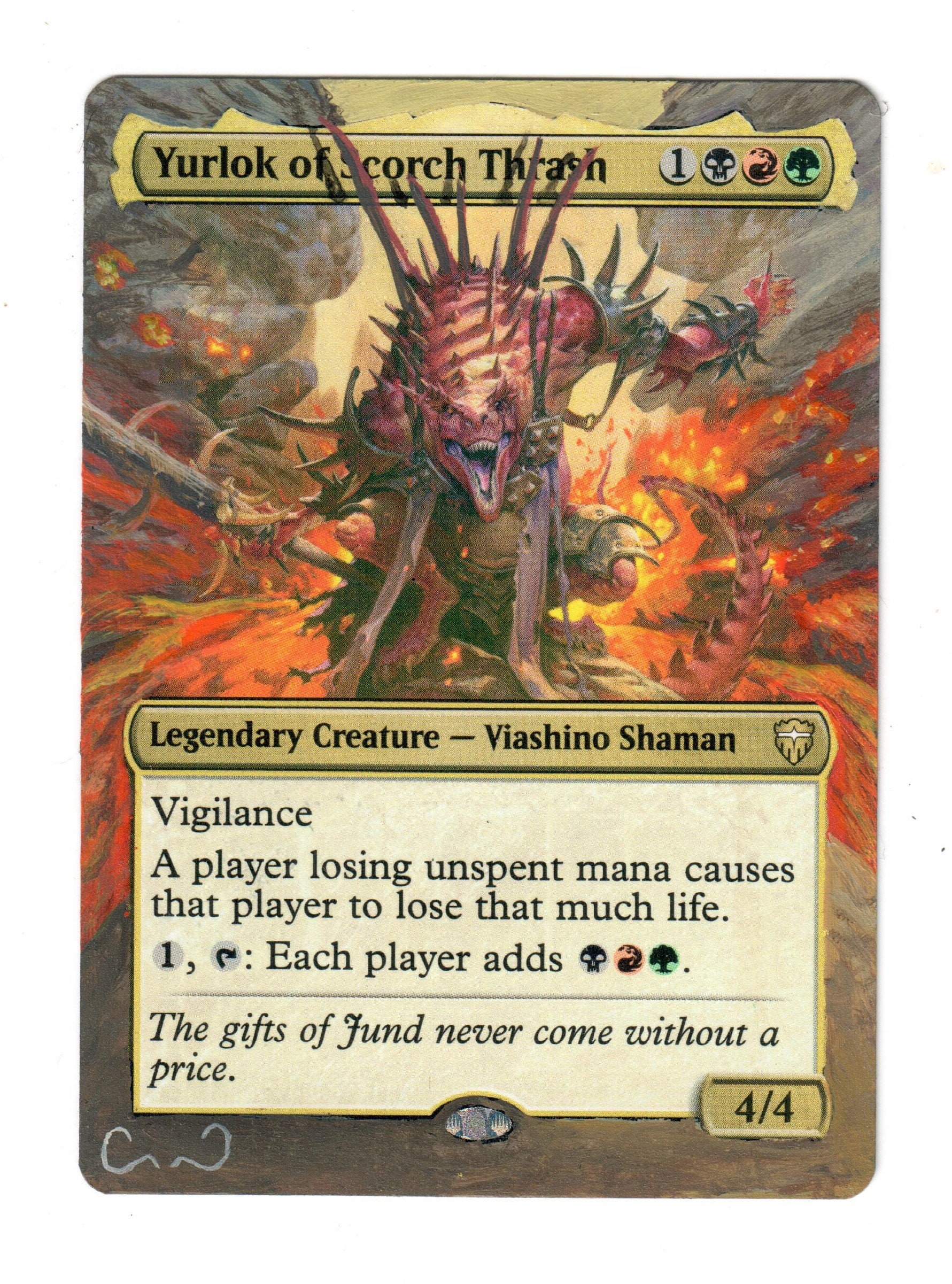 Yurlok of Scorch Thrash Altered Full Art MTG Magic Commander EDH ...