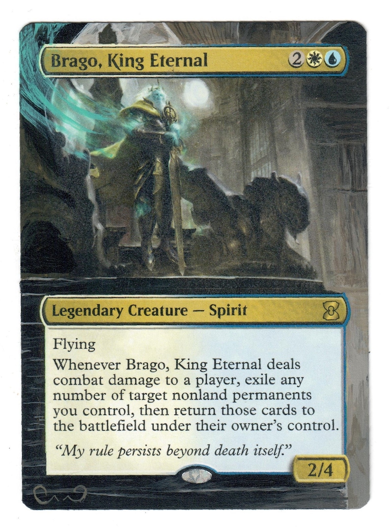Brago King Eternal Altered Full Art MTG Magic Commander Cedh - Etsy