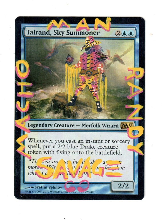 Talrand Sky Summoner Altered Full Art MTG Magic Commander EDH | Etsy