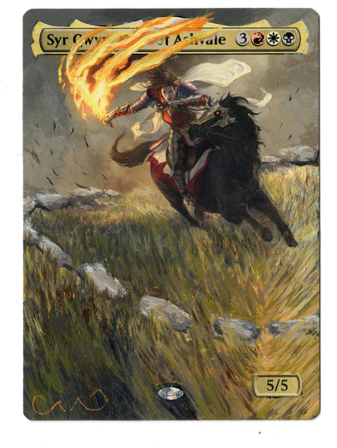 Syr Gwyn, Hero of Ashvale Altered Full Art MTG Magic Commander 2020 EDH ...