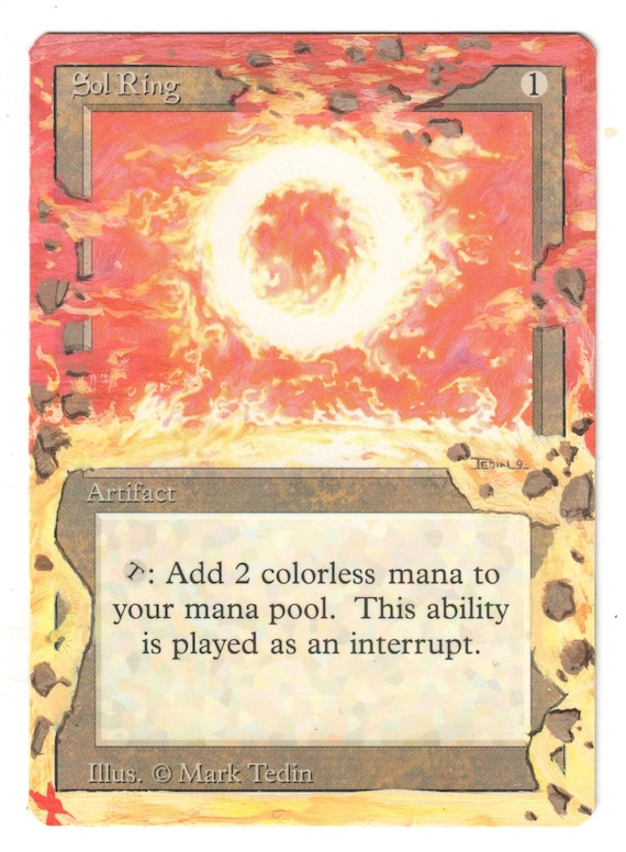 Gold Bordered Magic Cards