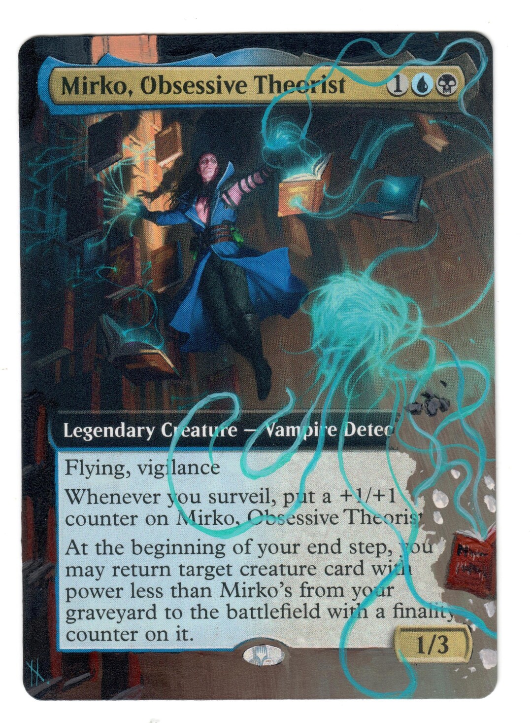 Mirko Obsessive Theorist Altered Full Art Borderless Vampire Detective ...