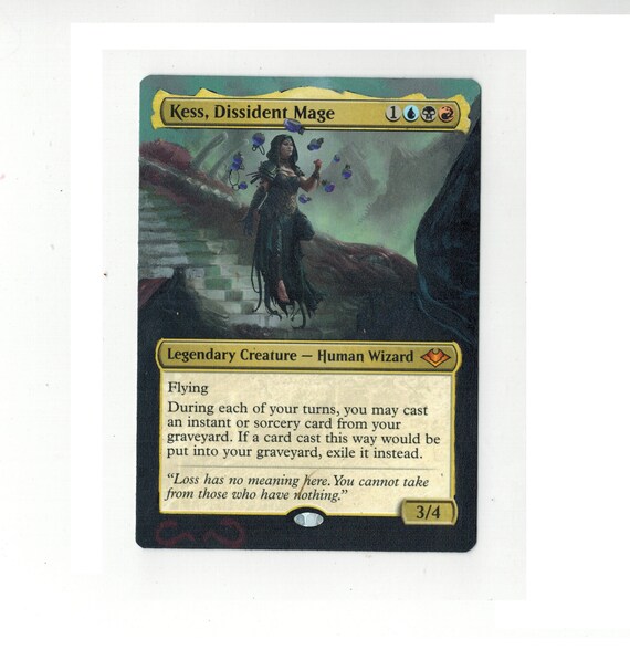 Kess Dissident Mage Altered Full Art Wizard MTG Magic | Etsy