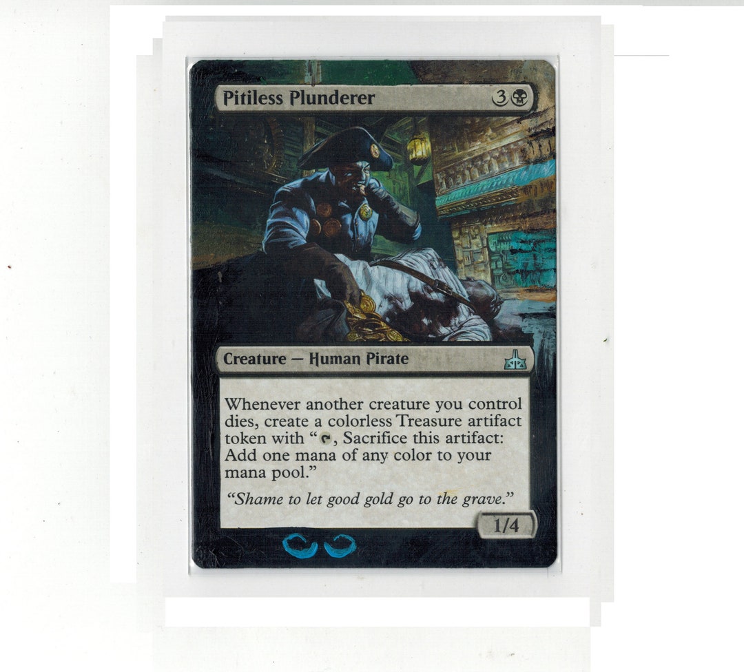 Pitiless Plunderer Altered Full Art MTG Magic Commander EDH Signed Pimp ...
