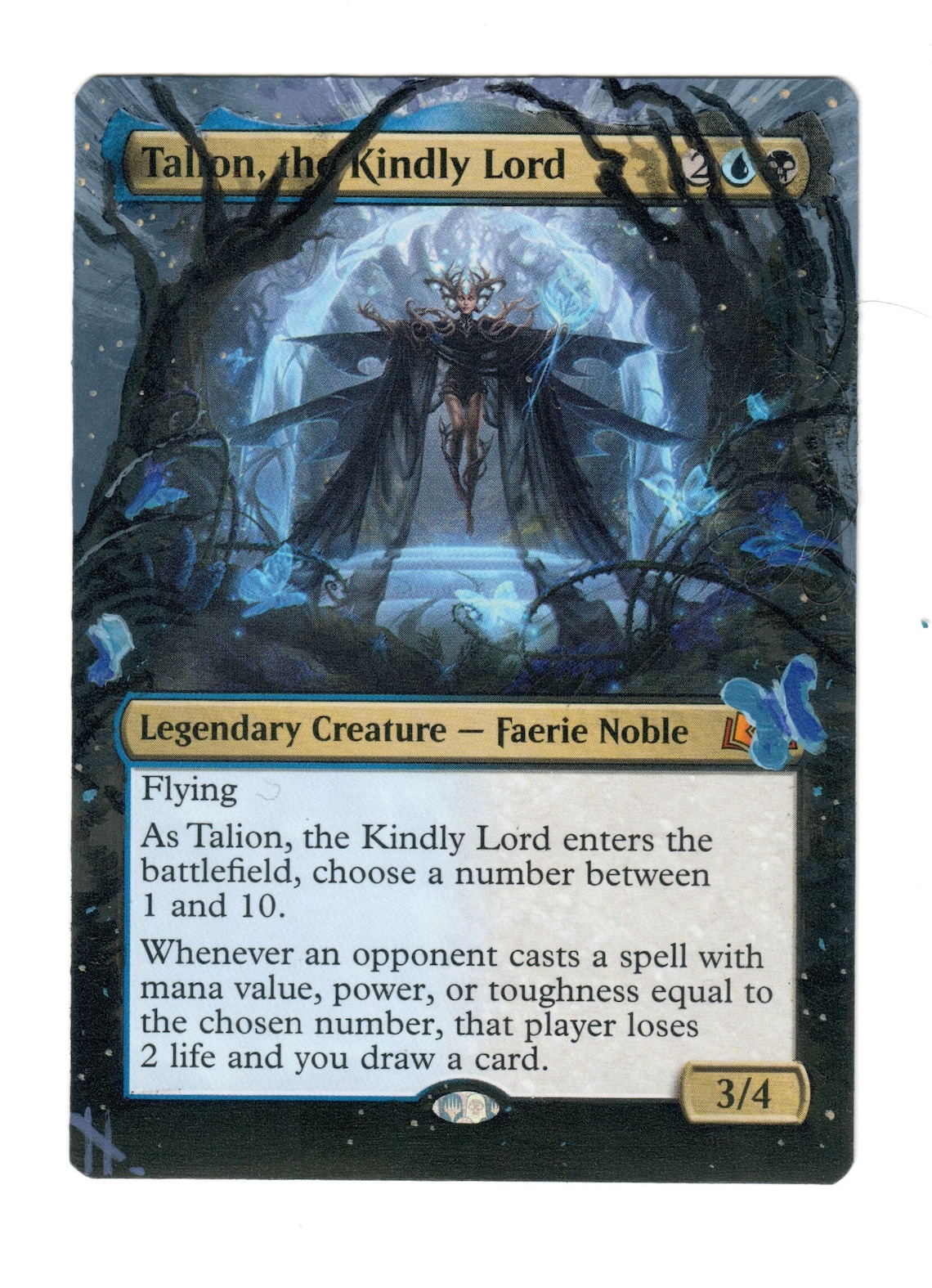Talion the Kindly Lord Altered Full Art MTG Magic CEDH Competitive ...