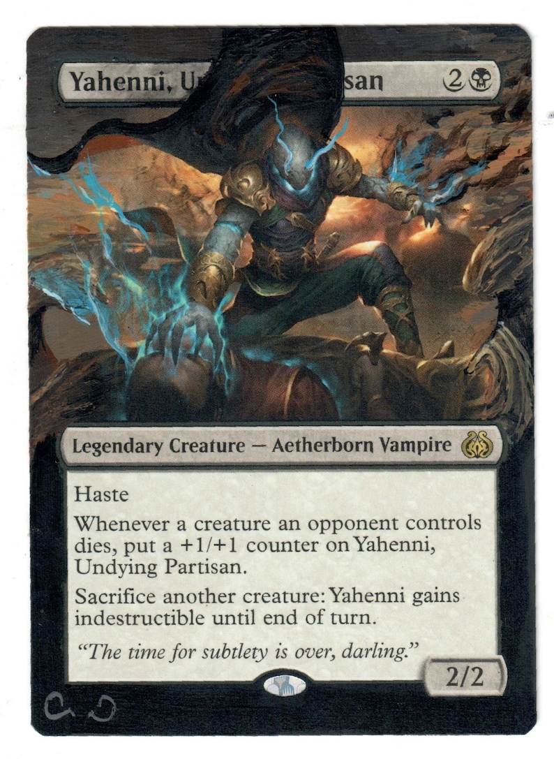 Yahenni Undying Partisan Full Art MTG Magic Commander Extended ...