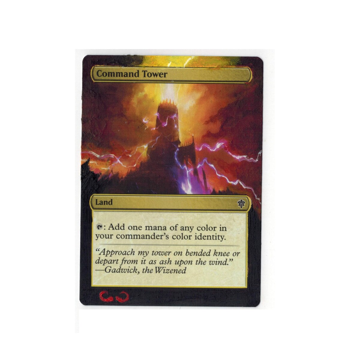 Command Tower Altered Full Art Painted MTG Magic Commander EDH | Etsy