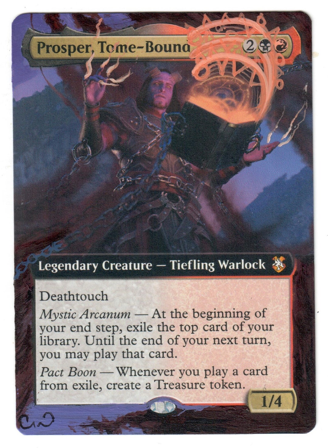 Prosper Tome-bound Altered Art MTG Magic EDH Commander Extended ...