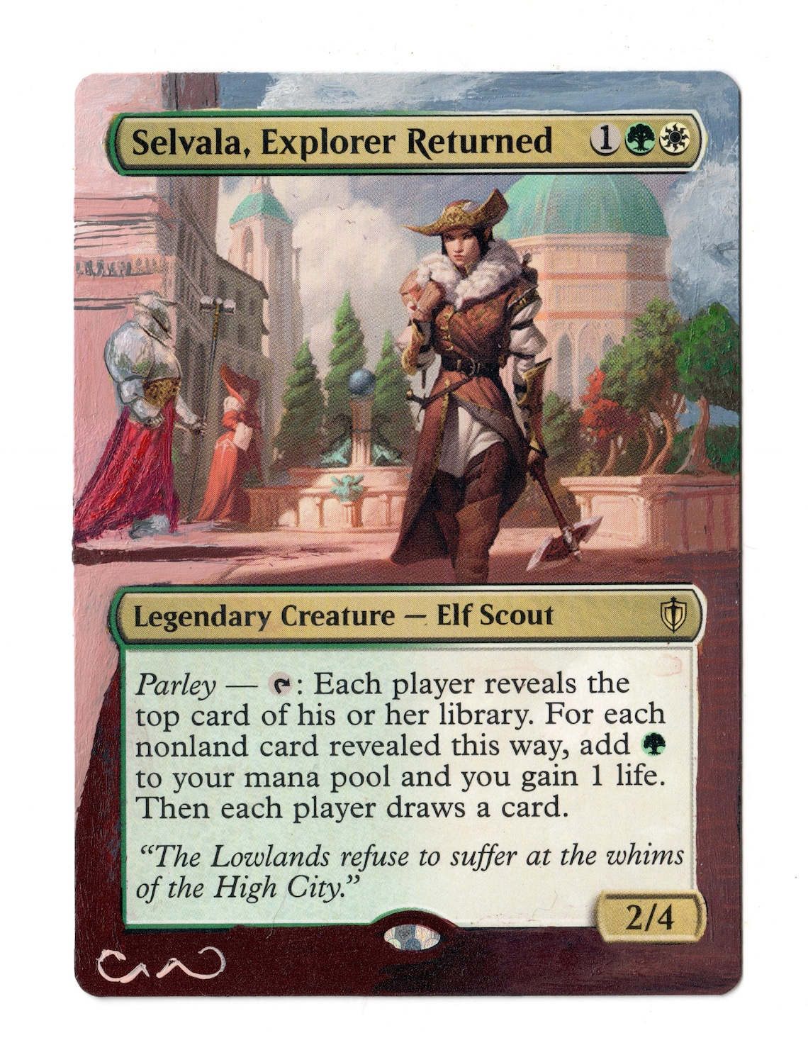 Selvala Explorer Returned Altered Full Art MTG Magic Commander | Etsy