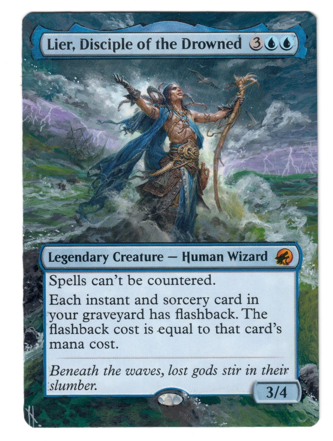 Lier, Disciple of the Drowned Altered Art MTG Extended Spells Can't Be ...