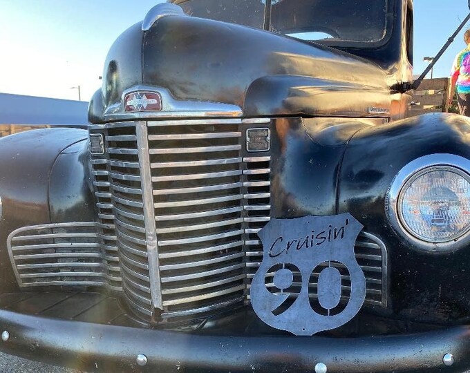 Sold Out-- See New Design-cruisin' 90 HWY SIGN - Etsy