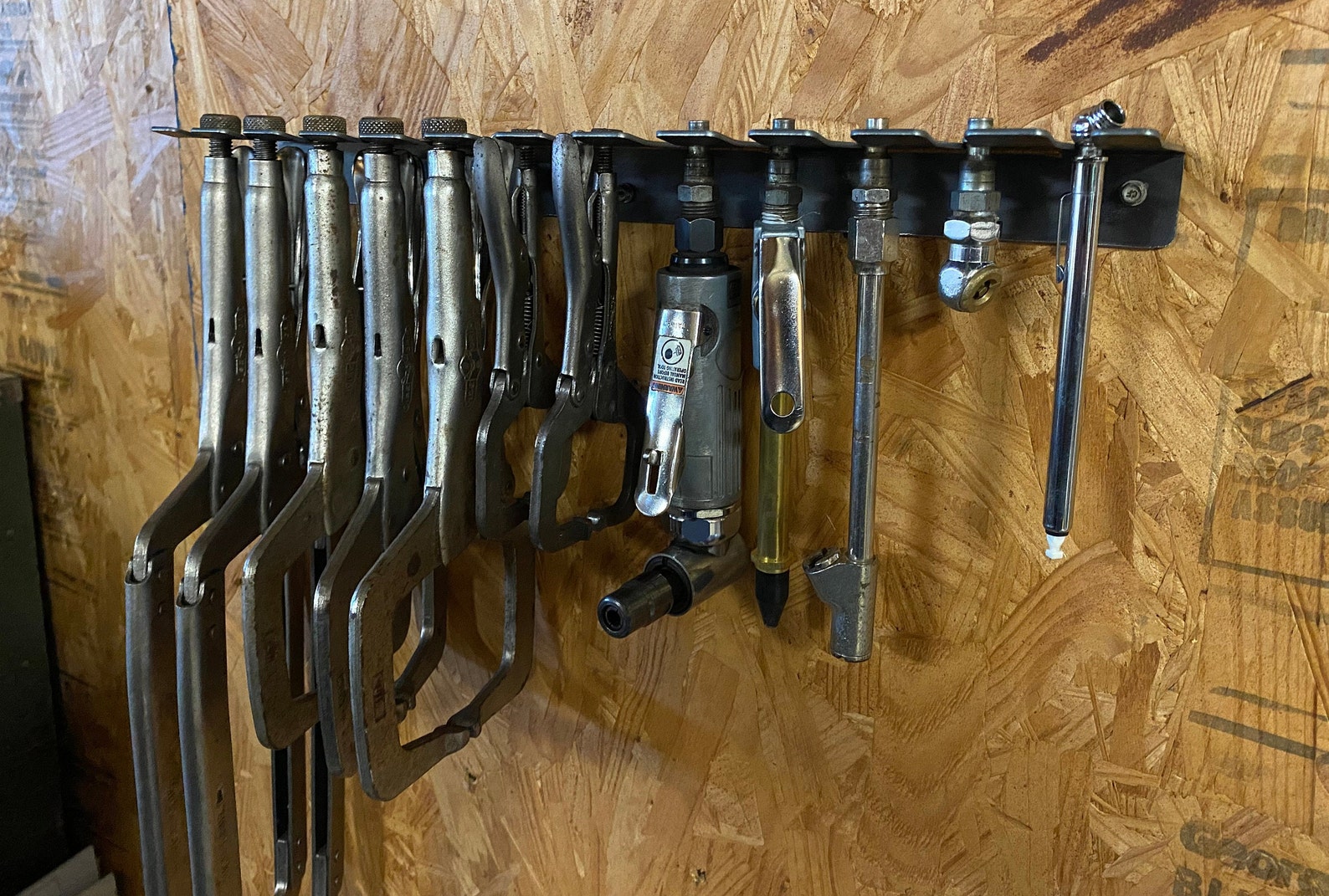 VISE Clamp/air Tool Rack - Etsy
