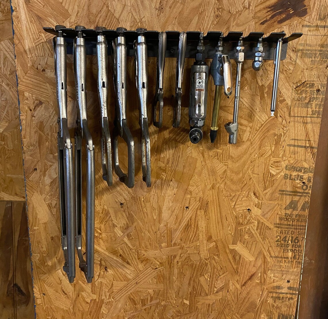 VISE Clamp/air Tool Rack - Etsy