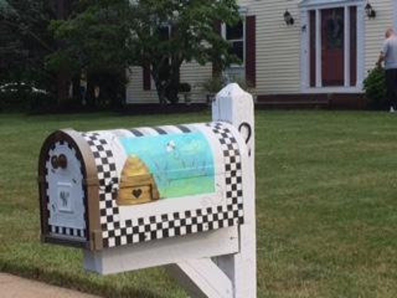Mailbox Personalized Hand Painted Unique Unique Gifts | Etsy