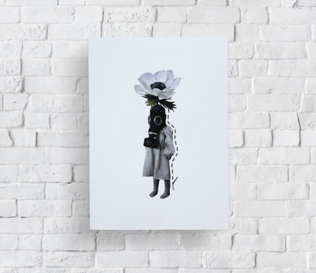 8x10 Poster With Illustration When I Can Breathe the Flowers - Etsy