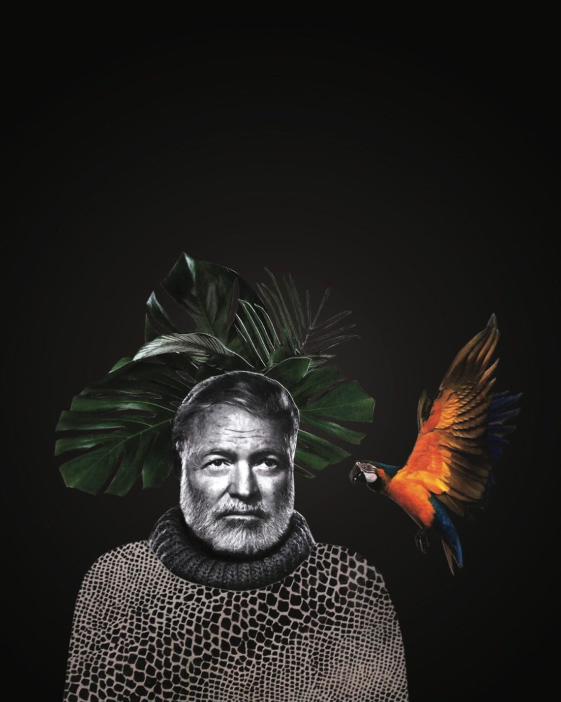 Affiche 8x10 Avec Illustration De ERNEST HEMINGWAY - Etsy