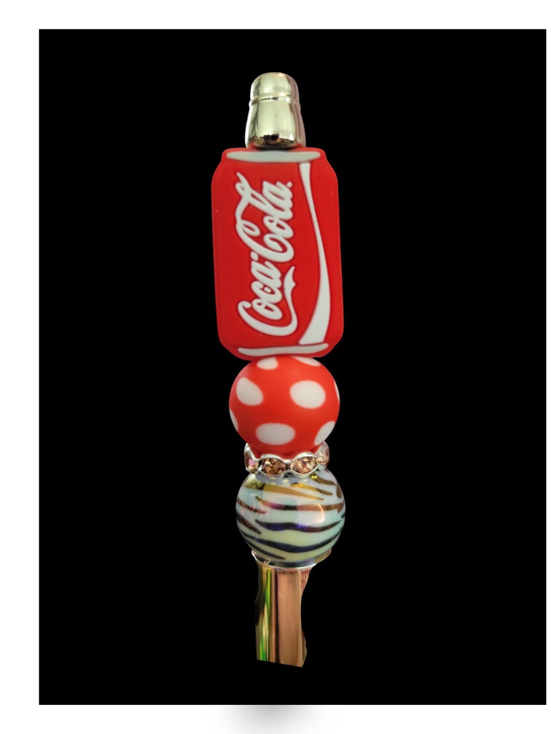 Coca Cola Custom Beaded Pen. - Etsy