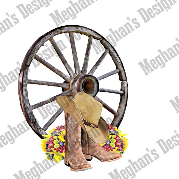 Wagon Wheel Png - Etsy