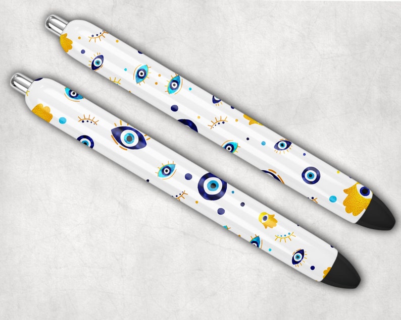 Evil Eye Protection Symbols Pen Wrap Design Printable - Etsy