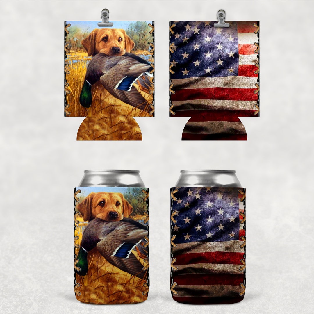 American Flag Yellow Lab Duck Hunting Outdoors Designs for - Etsy