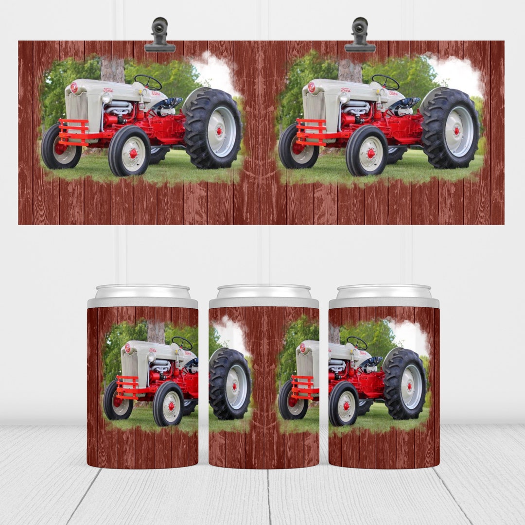 Tractor Farm Can Cooler Outdoors Designs for Men Antique - Etsy