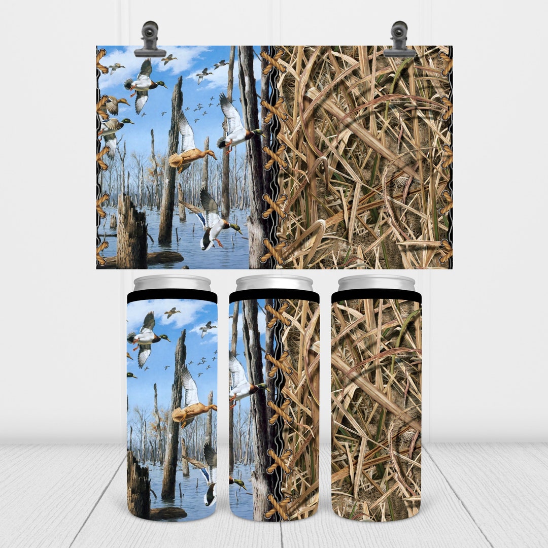 Ducks, Camouflage, Duck Hunting, Bird Hunting, Outdoors, 12 Oz, Slim ...