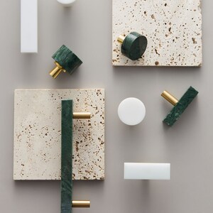 Natural Marble Cabinet Pulls Marble Crystal Drawer Knobs - Etsy