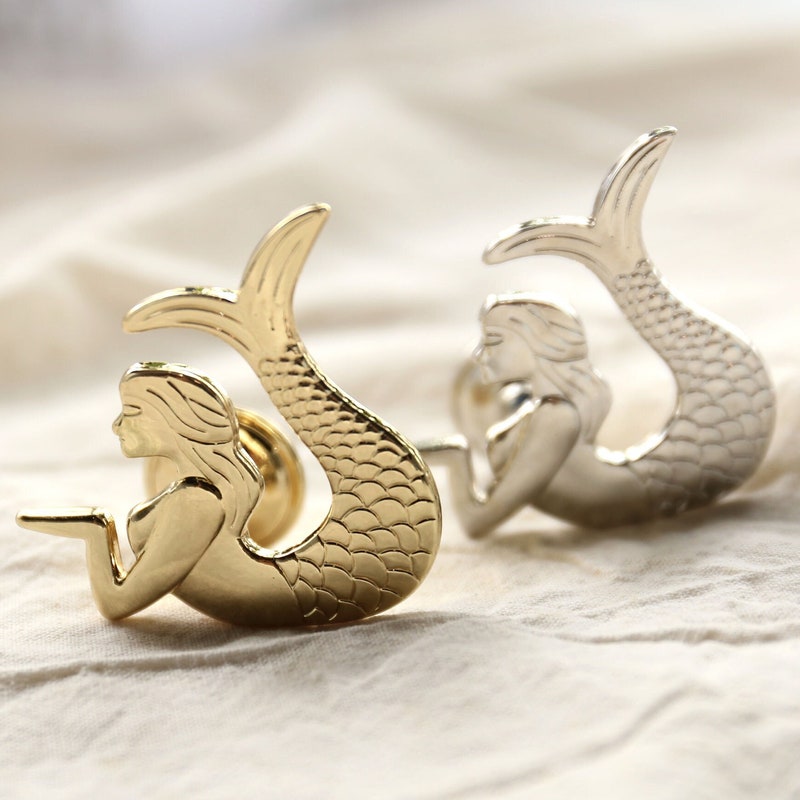 Mermaid Drawer Pull - Etsy