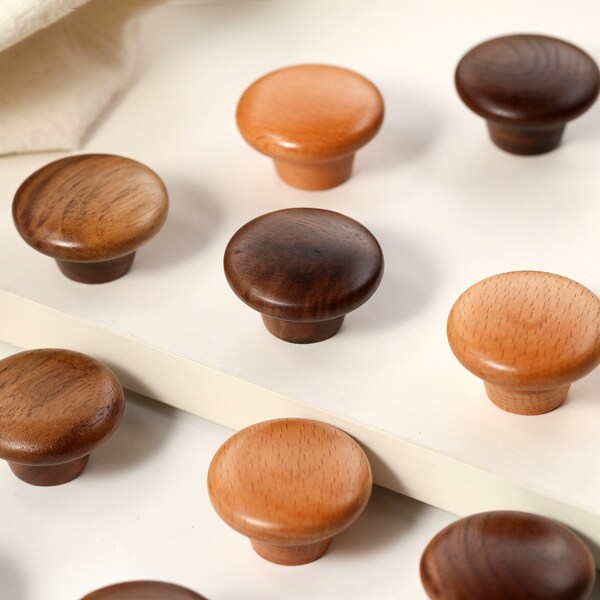 Wood Knobs - Etsy