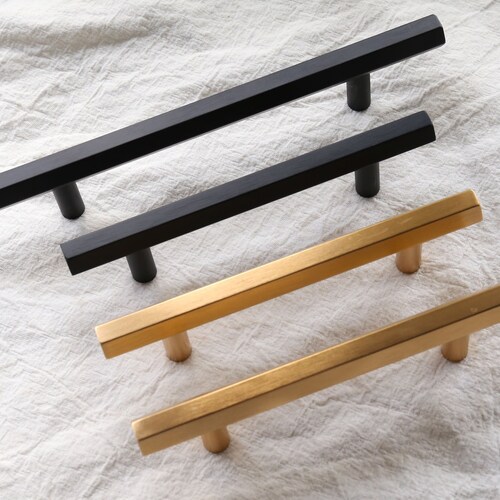 Hammered Solid Brass Round Knobs Round Cabinet Knobs Modern - Etsy