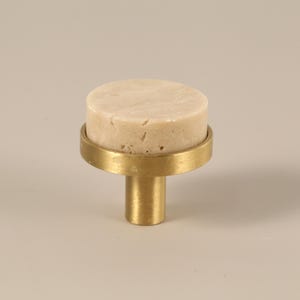 Natural Travertine Drawer Knobs Handles, Custom Engraved Art Travertine ...