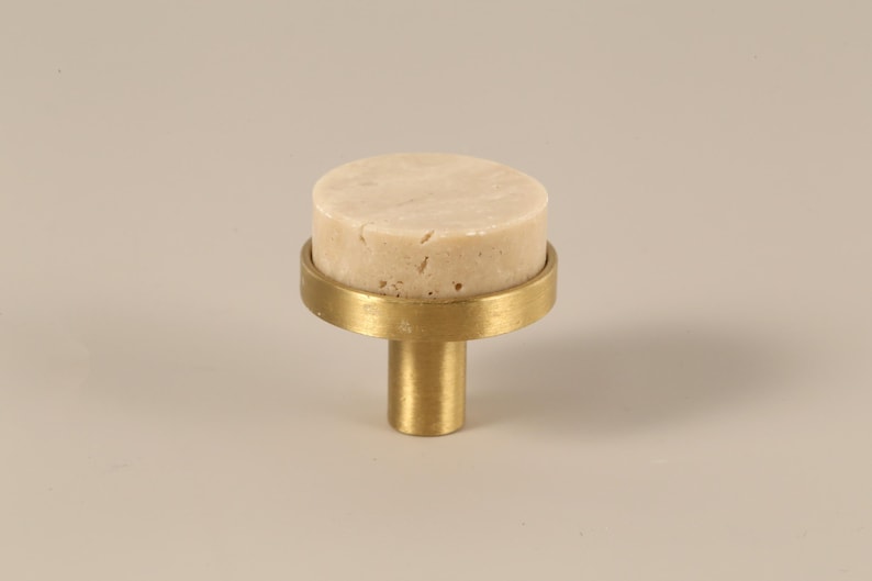 Natural Travertine Drawer Knobs Handles, Custom Engraved Art Travertine ...