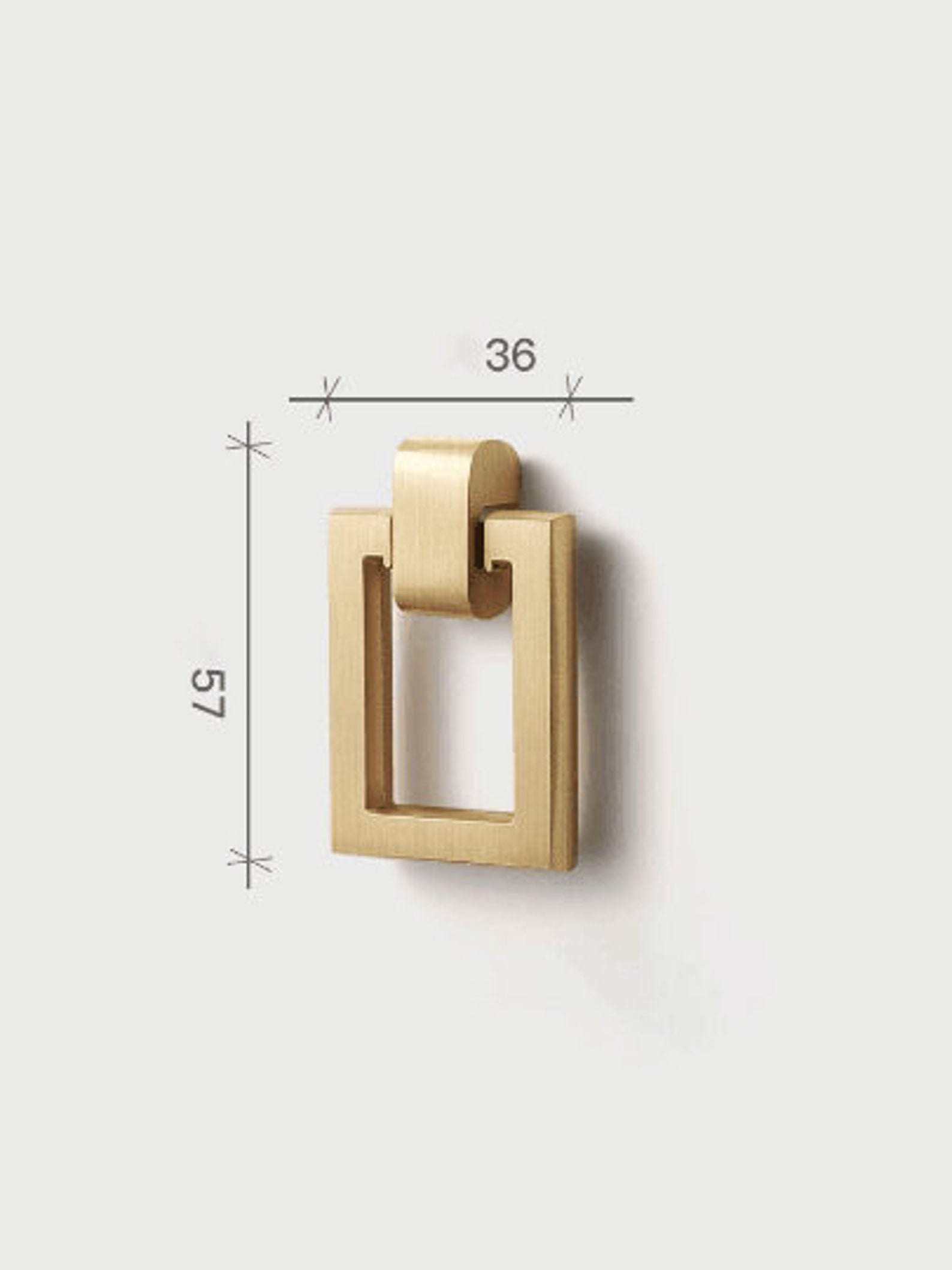 Drawer Knobs and Pulls, Invisible Rectangle Pulls, Ring Knobs, Gold Pull,dresser Knobs, Gold ...