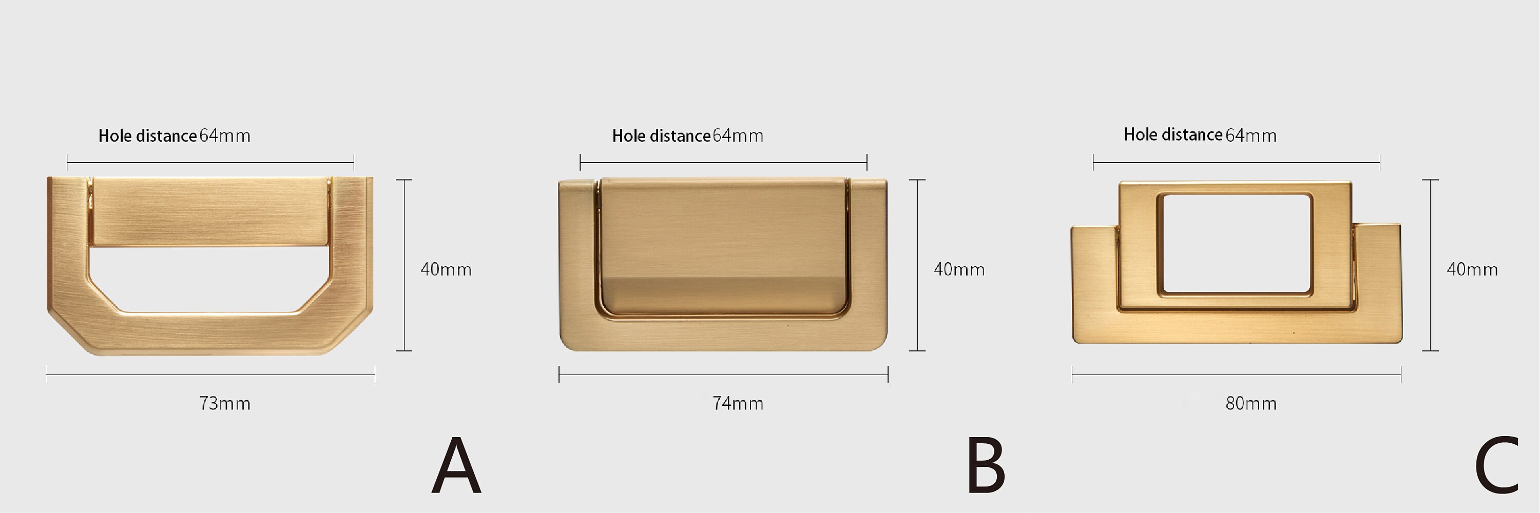 Drawer Knobs and Pulls Invisible Rectangle Pulls Ring Knobs - Etsy