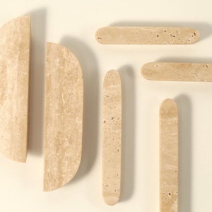 Natural Travertine Drawer Knobs Handles, Custom Engraved Art Travertine ...
