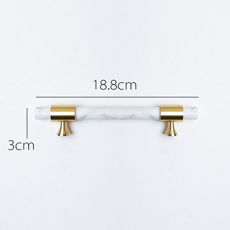 Nature Marble Cabinet Pulls Marble Drawer Knobs Pulls - Etsy UK