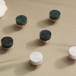 Marble Drawer Knobs Pulls Handles/ Nature Marble Cabinet - Etsy