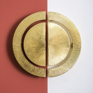 Hammered Solid Brass Round Knobs Round Cabinet Knobs Modern - Etsy