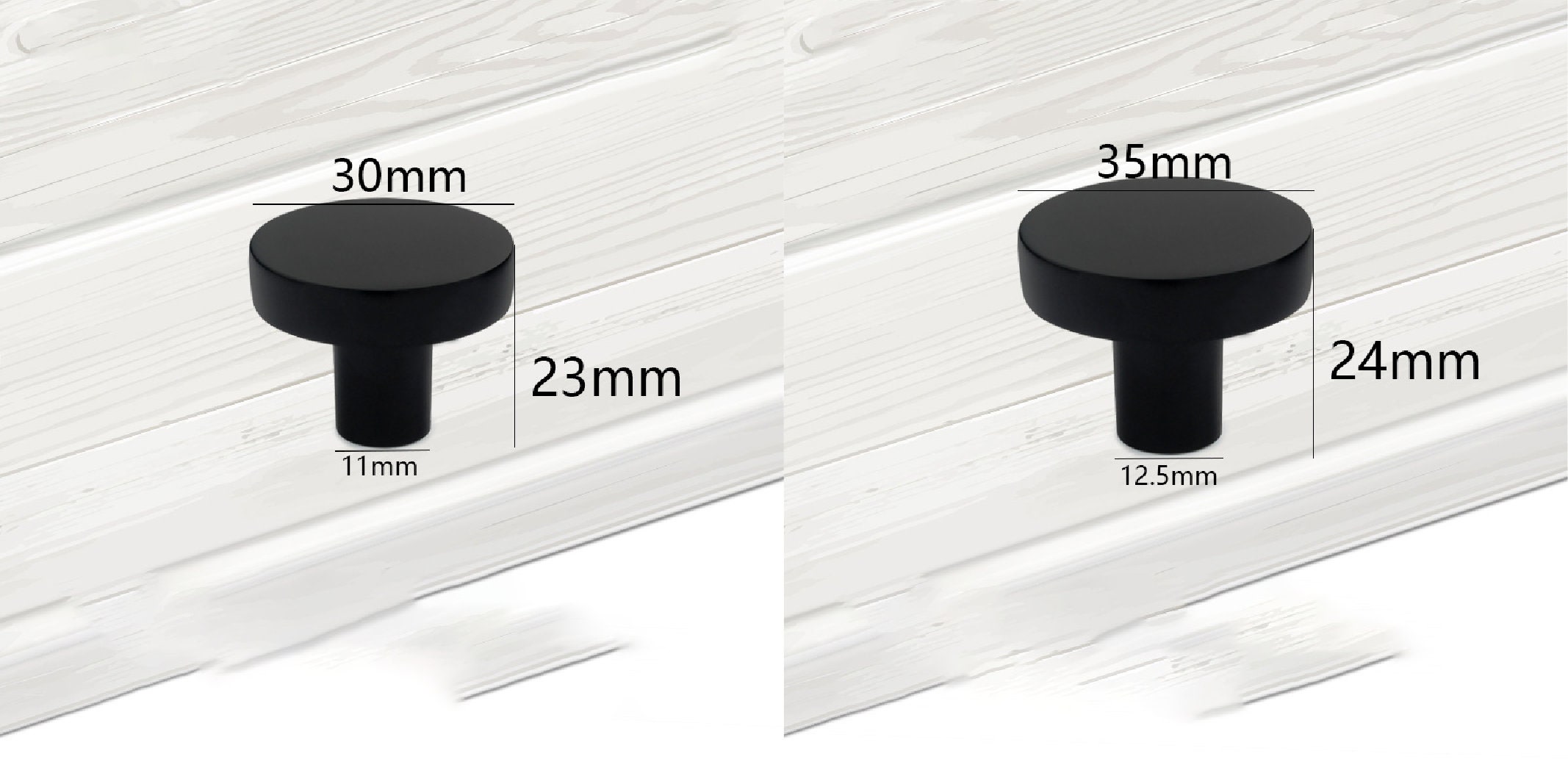 Gold Flat Round Knob Minimalist Round Knob Cabinet Knob | Etsy