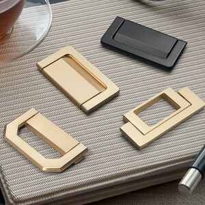 Drawer Knobs and Pulls Invisible Rectangle Pulls Ring Knobs - Etsy